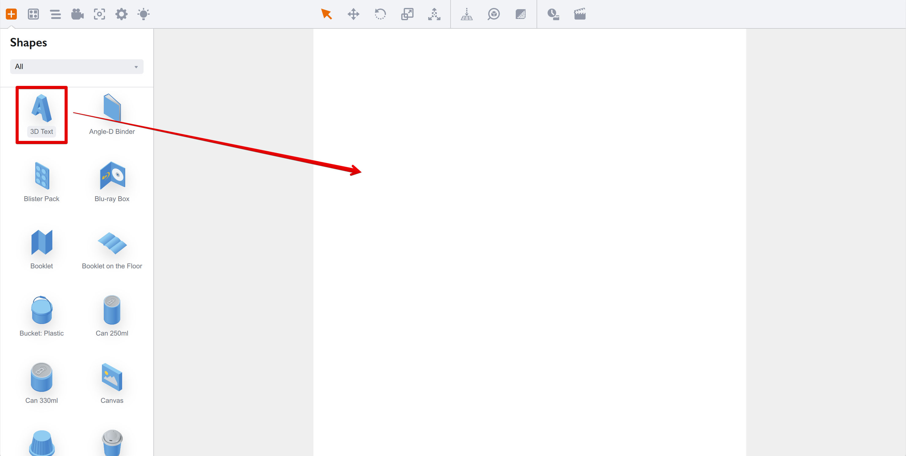 3D Text Objects in Boxshot — Tutorial